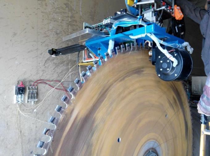 2200mm diamond saw blade automatic segments brazing machine HMI operate